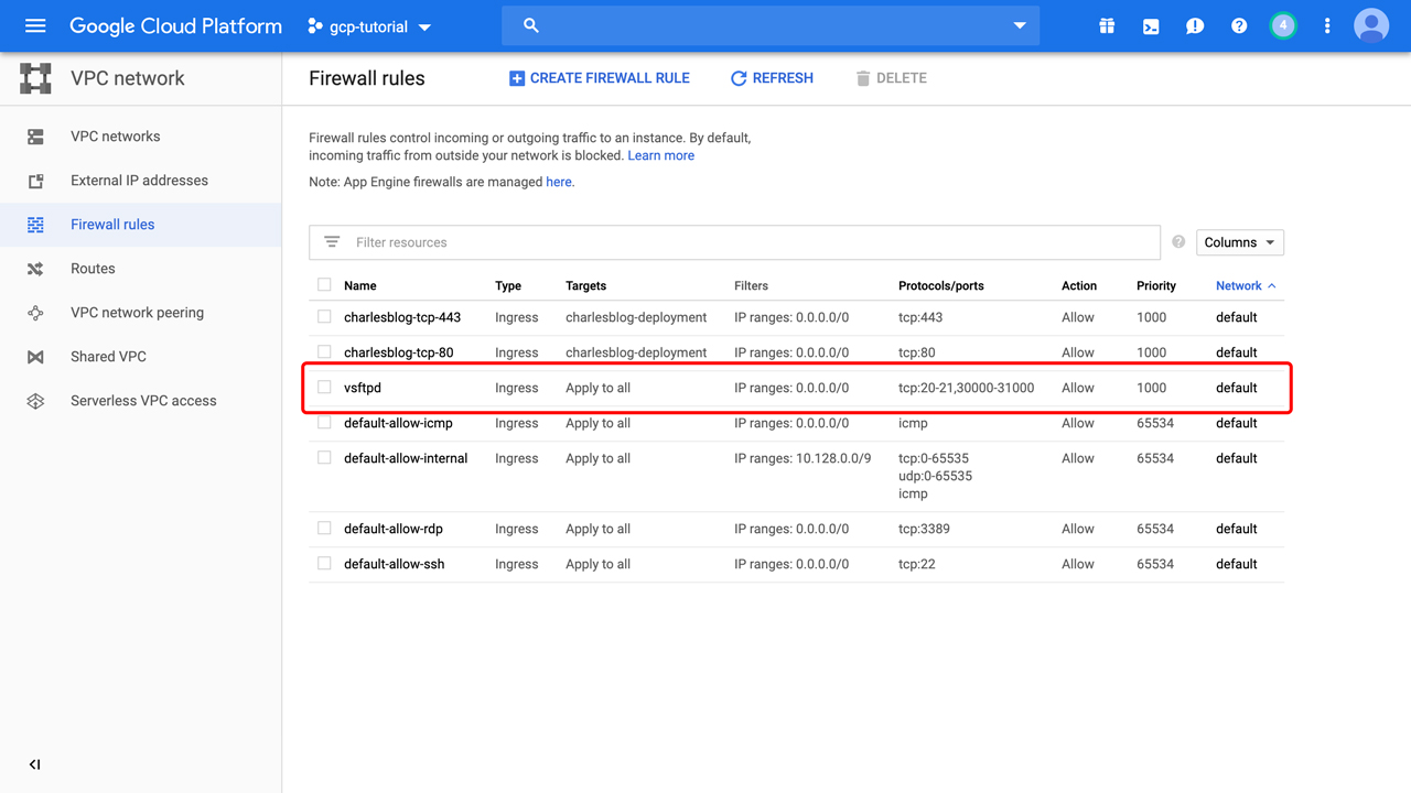 WordPress / 架站教學二：透過 SSH 連線遠端控制 GCP 並架設 FTP 伺服器 (使用 WordPress Bitnami) – Charles Note