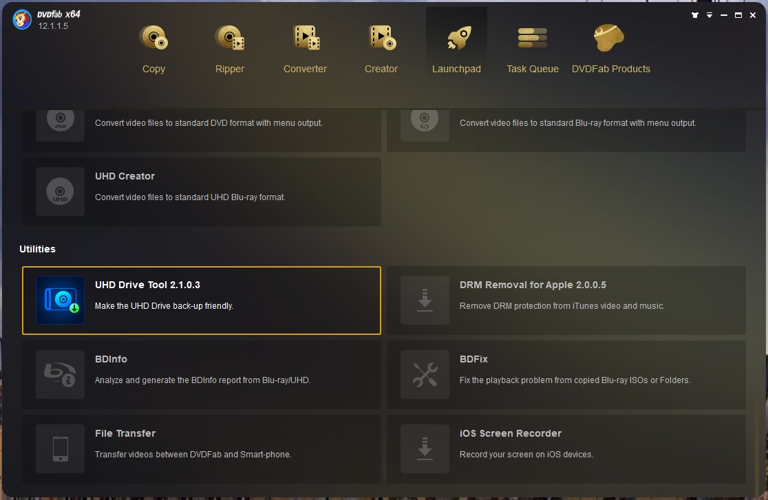 透過 DVDFab 備份 4K UHD 光碟 (需使用特定 UHD BD 藍光燒錄機並刷韌體降版) – Charles Note